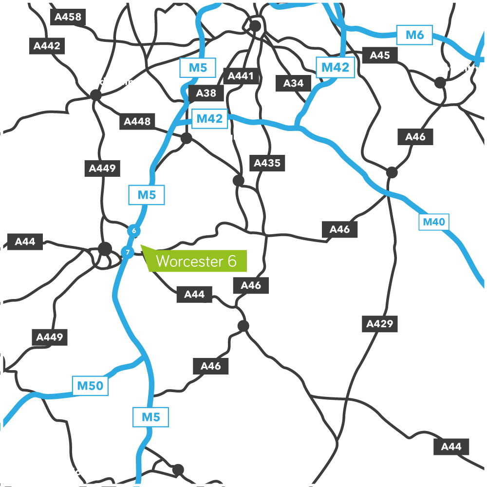 Worcester Six Business Park - Location
